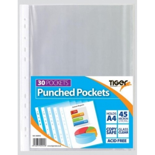 A4 Punched Pockets